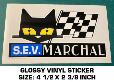 S.E.V. MARCHAL VINYL STICKER DECAL 24 HOURS LEMANS - GT40-VINTAGE ...