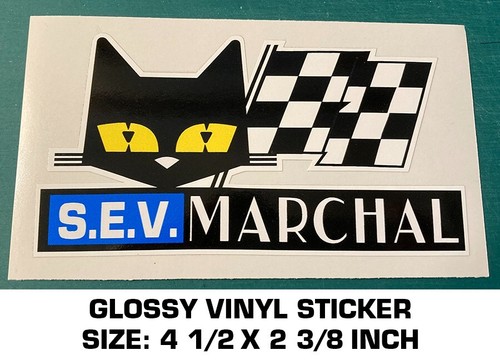 S.E.V. MARCHAL VINYL STICKER DECAL 24 HOURS LEMANS - GT40-VINTAGE ...