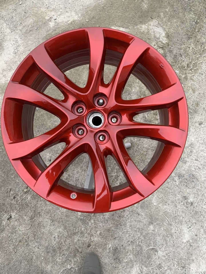 Gloss Transparent Candy FIRE RED powder coating paint, 1Lb/0.45kg | eBay