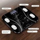 LCD Display Body Electronic Smart Weighing Scales Bathroom Scale ...