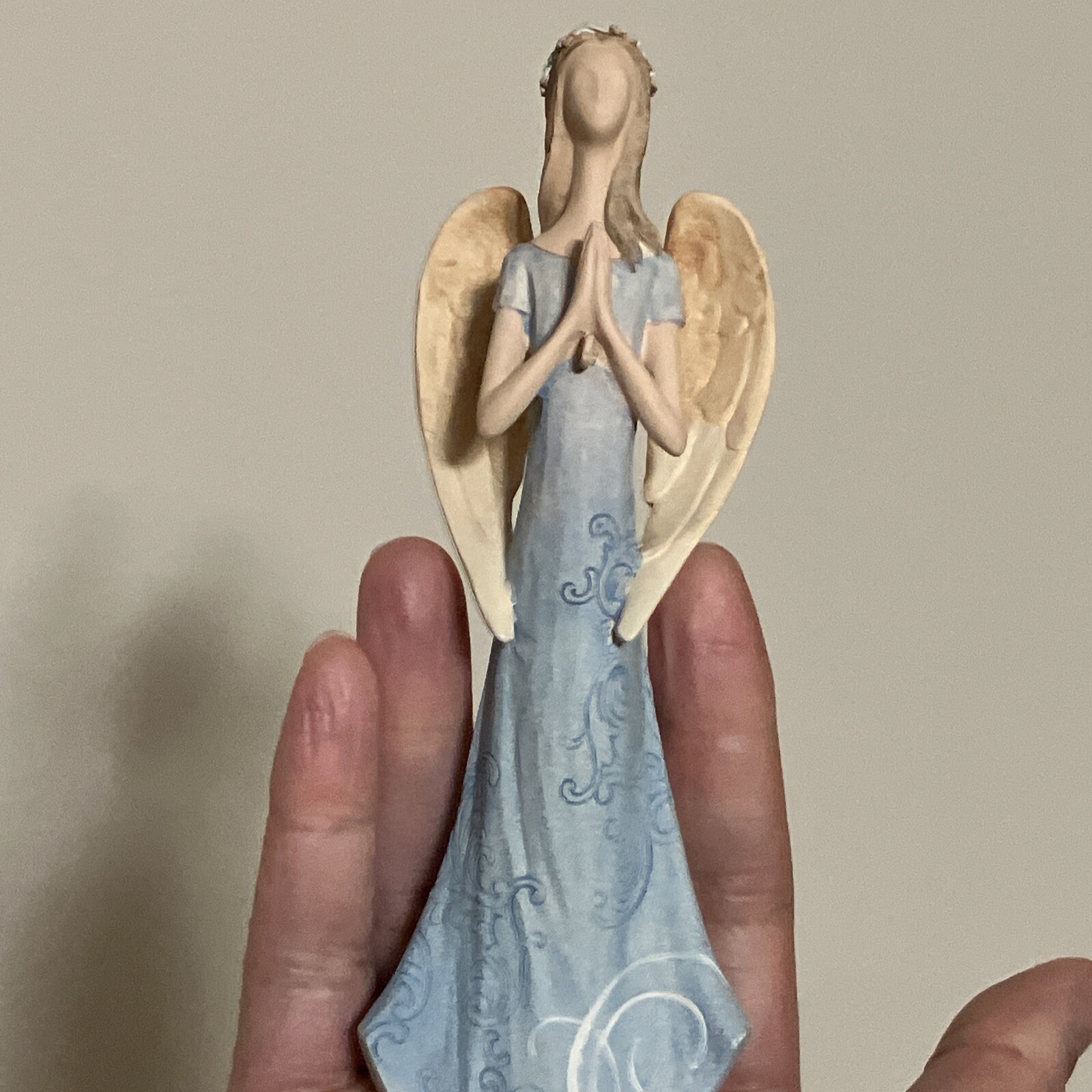 Edens Angels HOPE Christmas Tree Ornament Giftcraft Angel Figure Porcelain Cute! | eBay