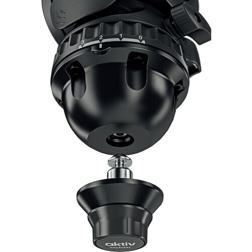 Sachtler aktiv6 Sideload Fluid Head SpeedLevel & 3-Step Drag for 75mm ...