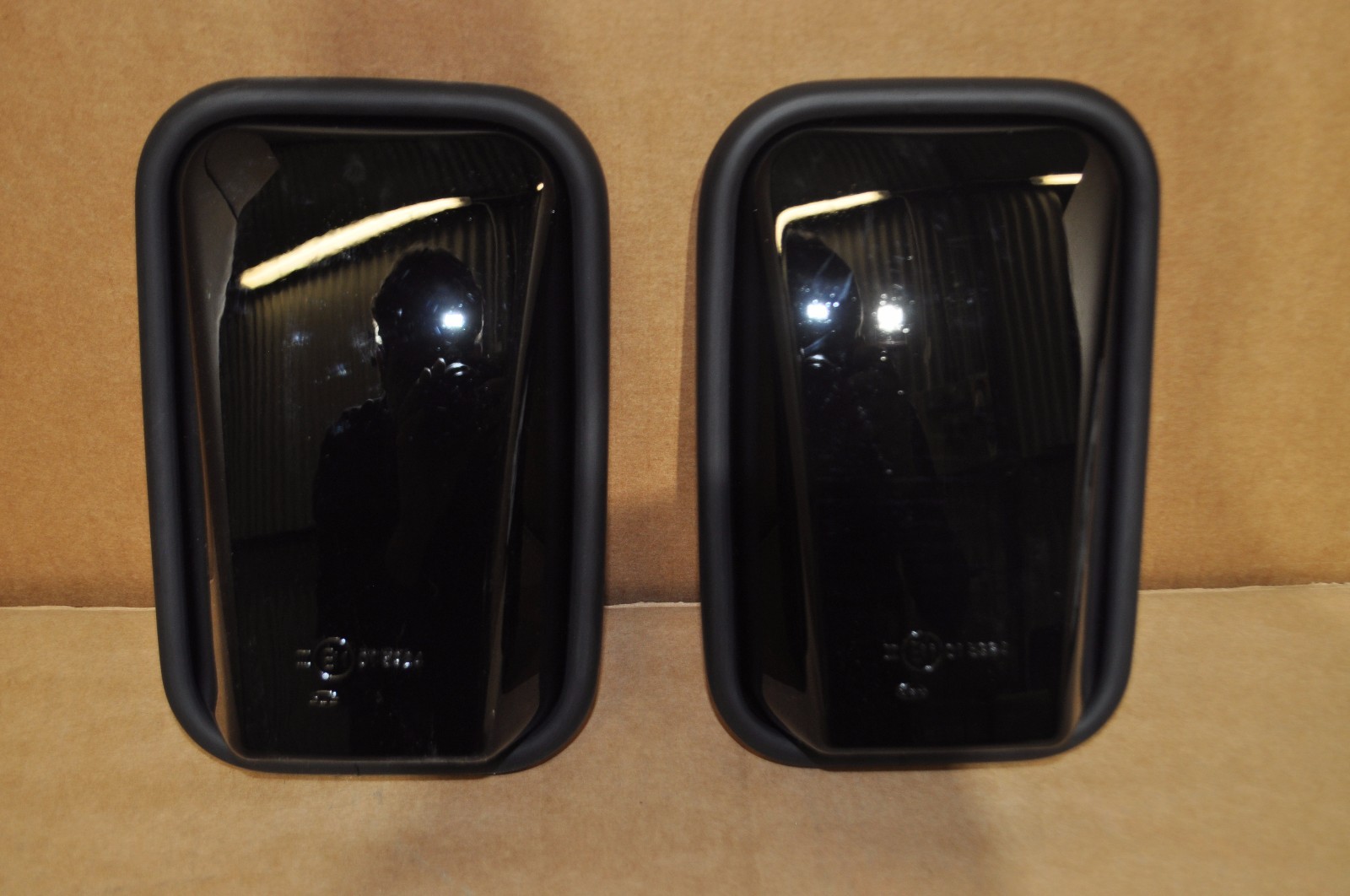 Gloss Black Wing Mirrors to fit Land Rover Defender Td5 - 1 pair ...