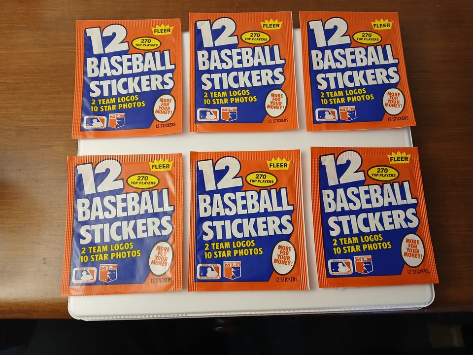 1983 Fleer Baseball Sticker Complete Set ( 270 ) NR.MT. + 27 Team ...