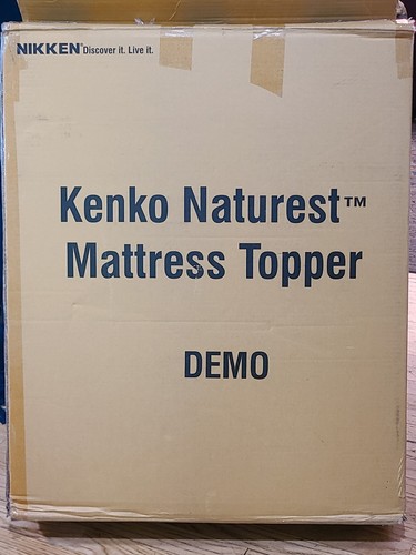 NIKKEN Kenko Naturest Mattress Topper DEMO 29 x 72 COT SIZE - NEW in ...