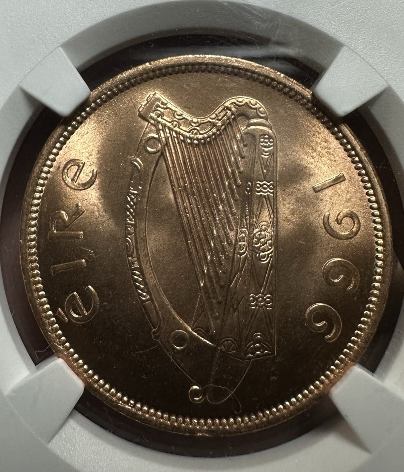 IRISH OR BRITISH-ERROR SLAB?? Lucky Irish Penny NGC Genuine | eBay