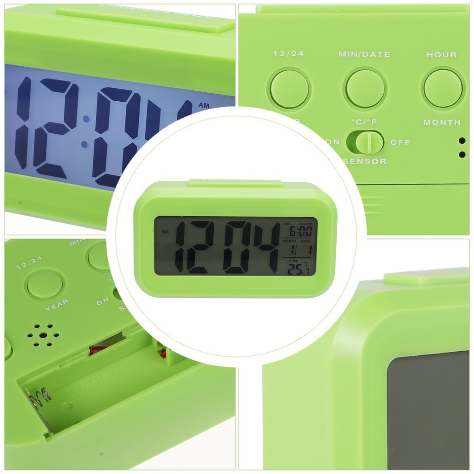 1 Set Digital Alarm Clock Bedside Alarm Clock Home Decoration Without ...