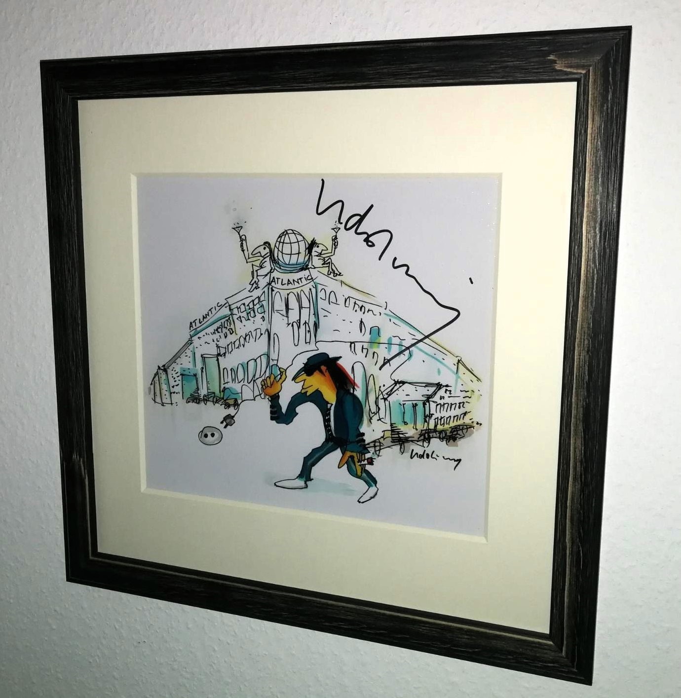 Udo Lindenberg "HOTEL ATLANTIC" Original Signiert 33 x 33 | eBay.de