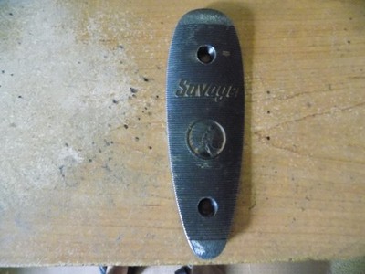 Vintage Savage Rifle Butt Plate Indian Head 98-5 1 | eBay