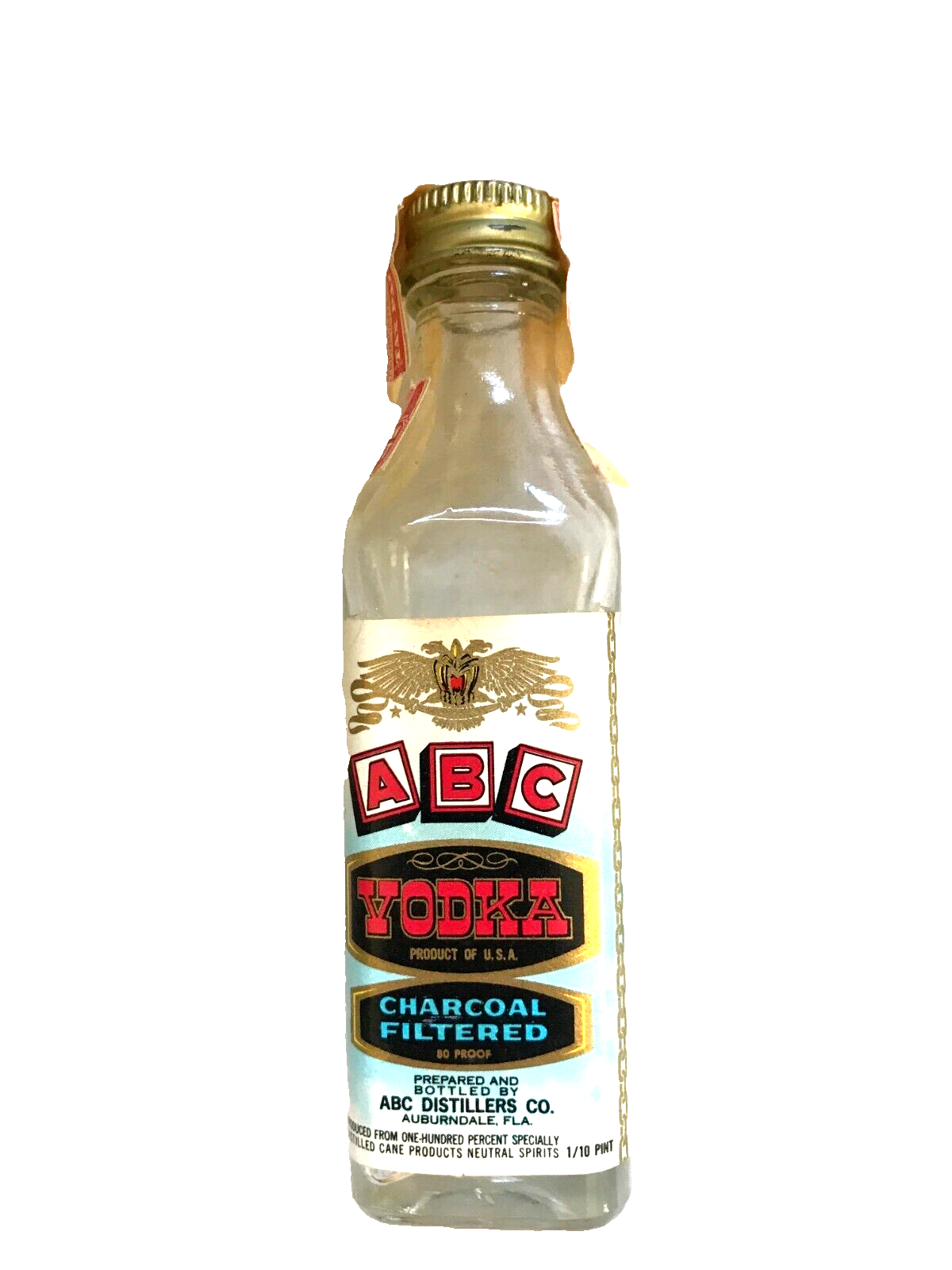 ABC VODKA MINI BOTTLE EMPTY TO COMPLY WITH EBAY RULES | eBay