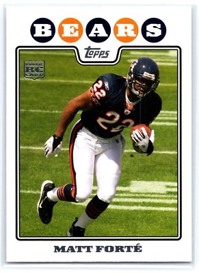 Matt Forte 2008 Topps #356 Rookie | eBay