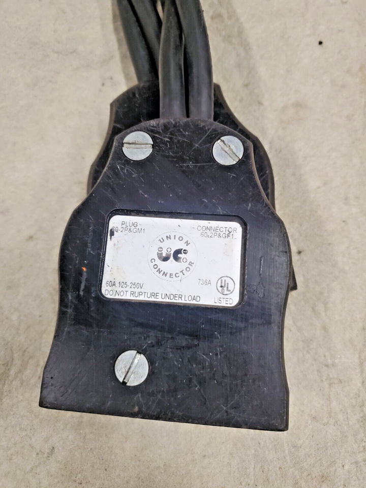 100A Bates Stage Pin Male to 60A Stage Pin Female Splitter Twofer | eBay