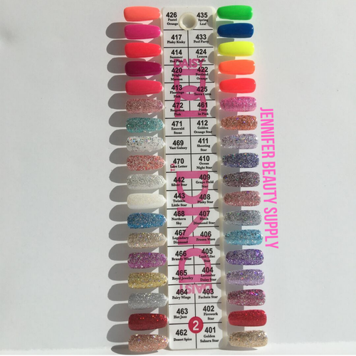 DND GEL POLISH COLOR CHART #2 DISPLAY NEW | US SELLER | eBay