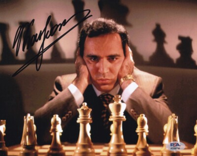 Garry Kasparov Chess Grandmaster Signed Autograph 8x10 Photo PSA/DNA ...