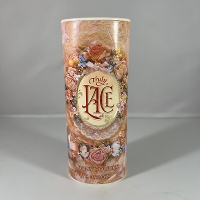 Coty TRULY LACE Body Powder 3.7 oz Vintage Rare | eBay