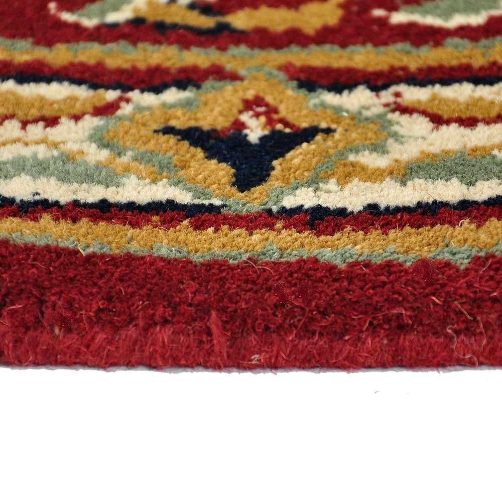 56" Oriental Half Round Wool Fire Resistant Fireplace Hearth Rug Carpet ...