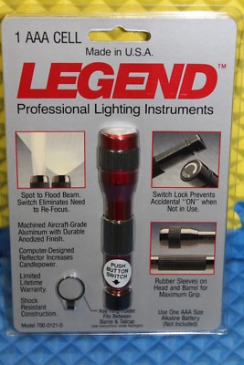 LEGEND PROFESSIONAL LIGHTING INSTRUMENTS Red Model 700-0121-0 | eBay