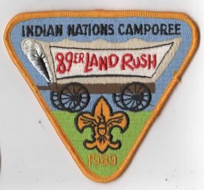 1989 89er Land Rush Indian Nations Camporee YLW Bdr. [BLT1319] | eBay