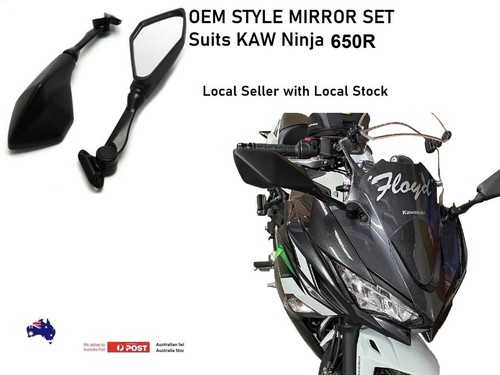 Kawasaki Ninja Mirrors Mirror Quality Replacement set - Ninja 650 R ...