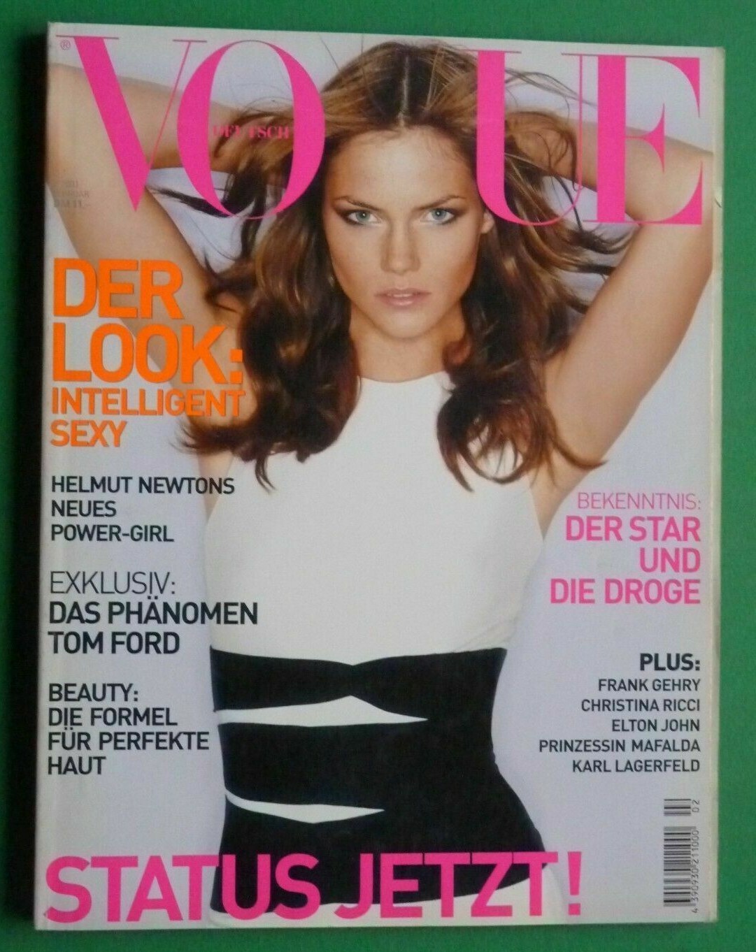 VOGUE Magazine February 2001 Germany Februar DEUTSCH Mini Anden Erin O ...