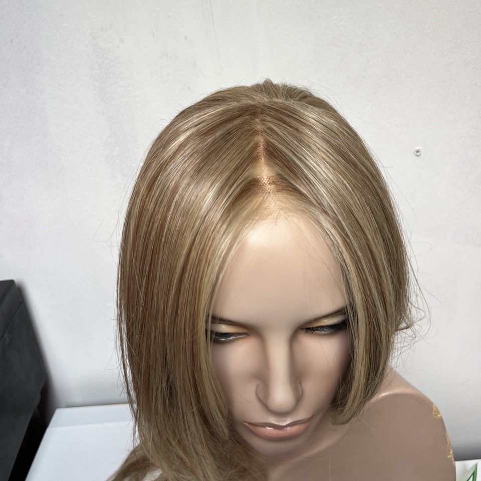 Envy Wig Lace Front Long Synthetic Blonde Hair Layers Mono Top Sparkling Champag | eBay