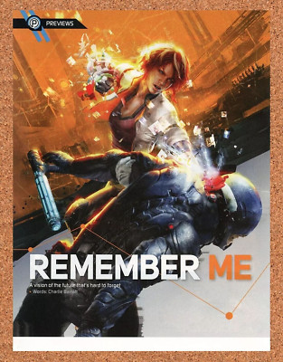 Remember Me Xbox 360 Original 2014 Ad Authentic Video Game Review Promo ...