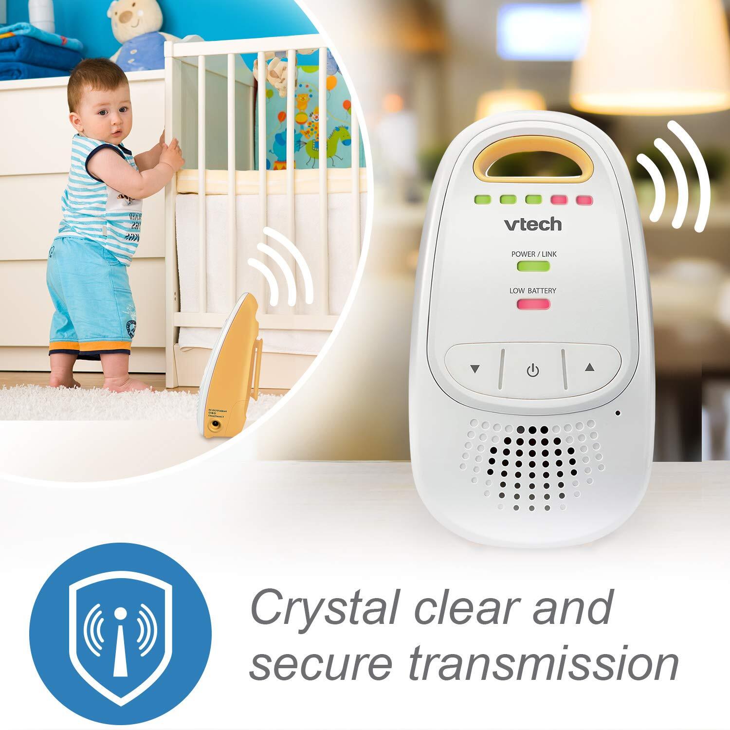 VTech DM111 Audio Baby Monitor with 1 Parent Unit with Rechargeable ...