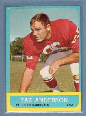 1963 Topps #151 Taz Anderson EX GO141 | eBay