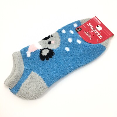 Snugadoo Koala Bear Socks Blue Gray / Adult One Size | eBay