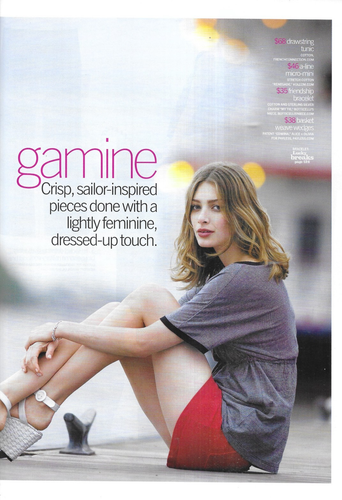 Lucky Magazine Becki Newton Budget Fashion Summer Basic Edgy Florals ...