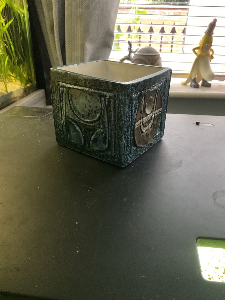 Troika Pottery Cube Vase | eBay UK