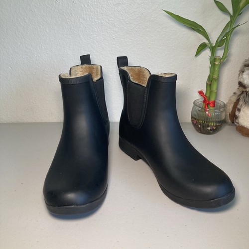 Chooka Plush Waterproof Bainbridge Chelsea Black Ankle Boot 8 | eBay