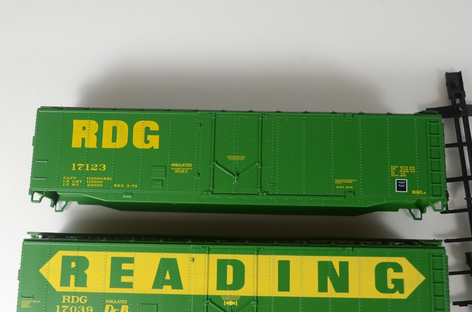 Athearn Special Edition HO Reading Two 50' Boxcar & 50' Gondola Kit Set ...
