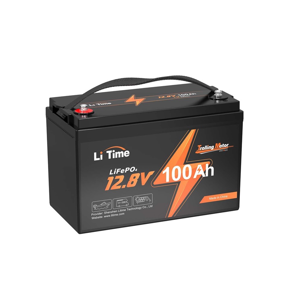LiTime 12V 100Ah TM Group24/31 230Ah 280Ah LiFePO4 Lithium Battery Low ...