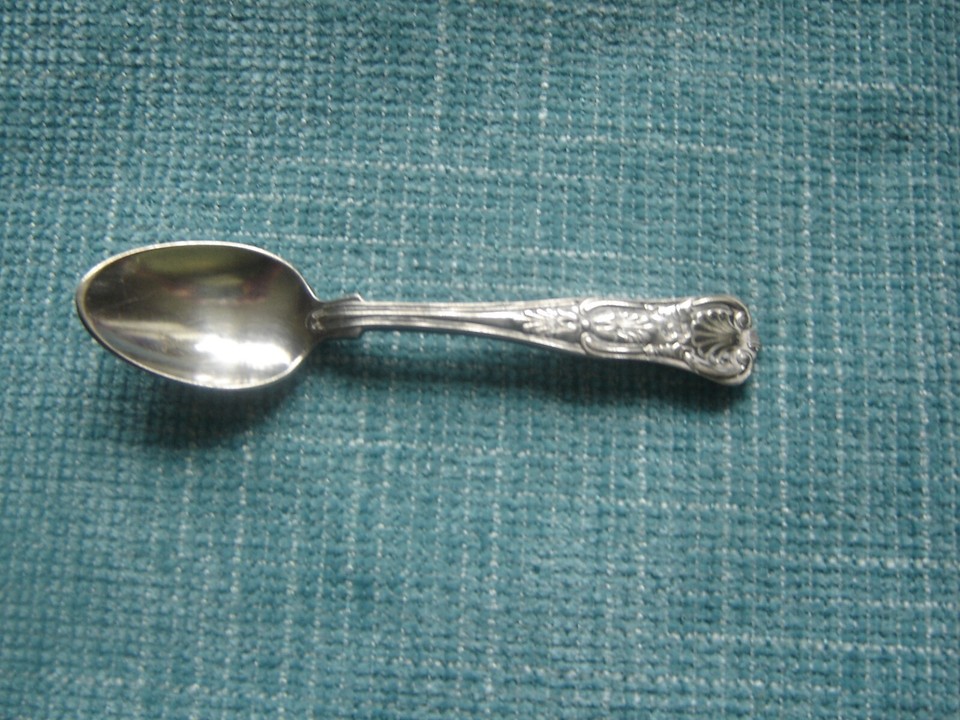 U.S. NAVY KINGS PATTERN FOULED ANCHOR DEMITASSE SPOON 1835 WALLACE ...
