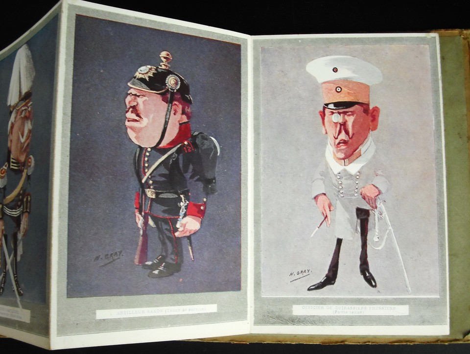 Their Caboches & Uniforms 20 German Per H Gray Caricature Ollendorf ...