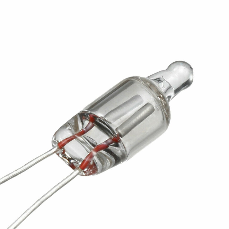 100Pcs 5x10mm Bright Orange Light Neon Light Bulb Indicator Lamp ...