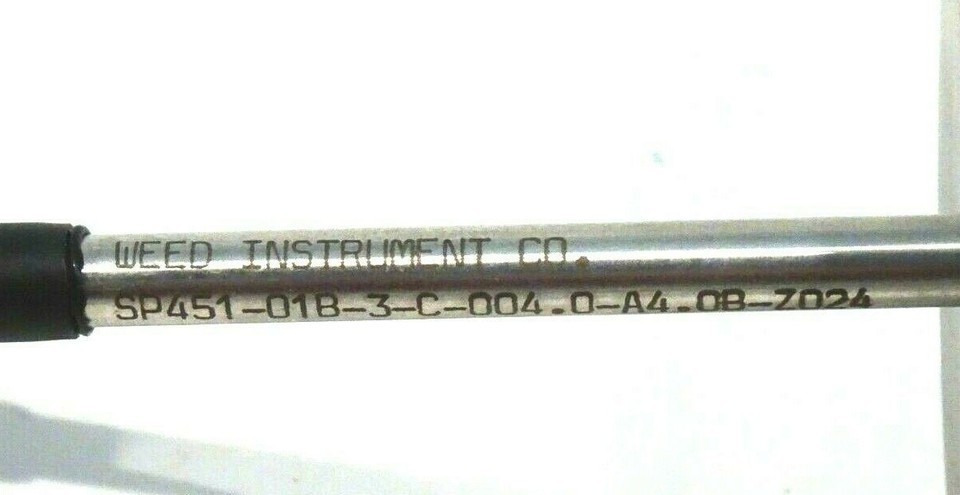 NEW WEED INSTRUMENT SP451-01B-3-C-004.0-A4.08-Z024 RTD ...