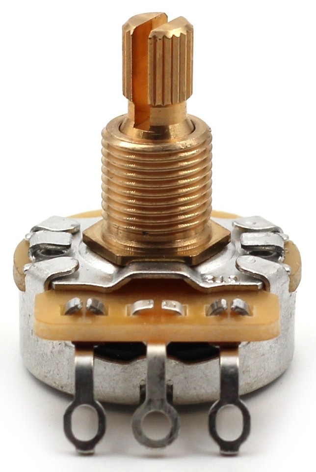 4X - CTS TAOT Custom 525K Pots - Short Split Knurled Shaft Audio Taper ...