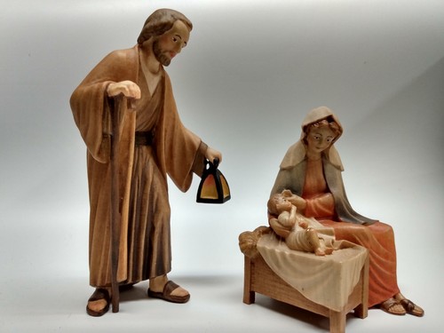 The Venetian Nativity Holy Family by LEPI Woodcarvings - 12 CM / 5 ...