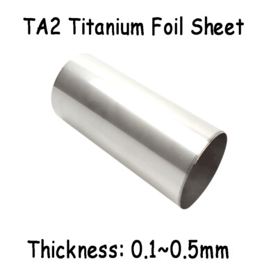 TA2 Titanium Roll Foil Sheet Thick 0.1mm~0.5mm Roll Thin Metal Foil ...