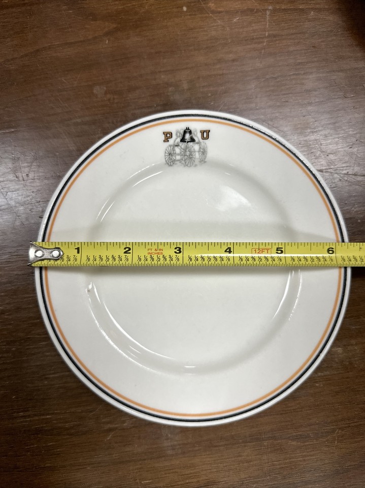 Purdue University, 1940’s Dinnerware – Side Plate, 6¼" diameter Syrace ...