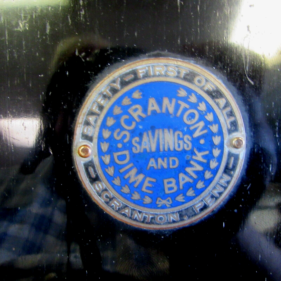 ORIGINAL - DIME SAVINGS & BANK - SCRANTON PA - METAL SAFE DEPOSIT LOCK ...