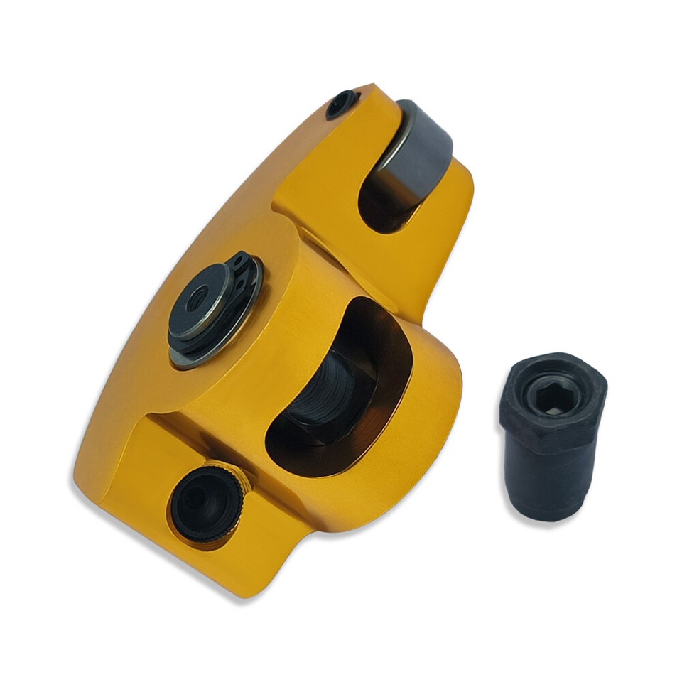 For Chevy BBC 396 427 454 1.7 Ratio 7/16" Stud Full Roller Aluminum ...
