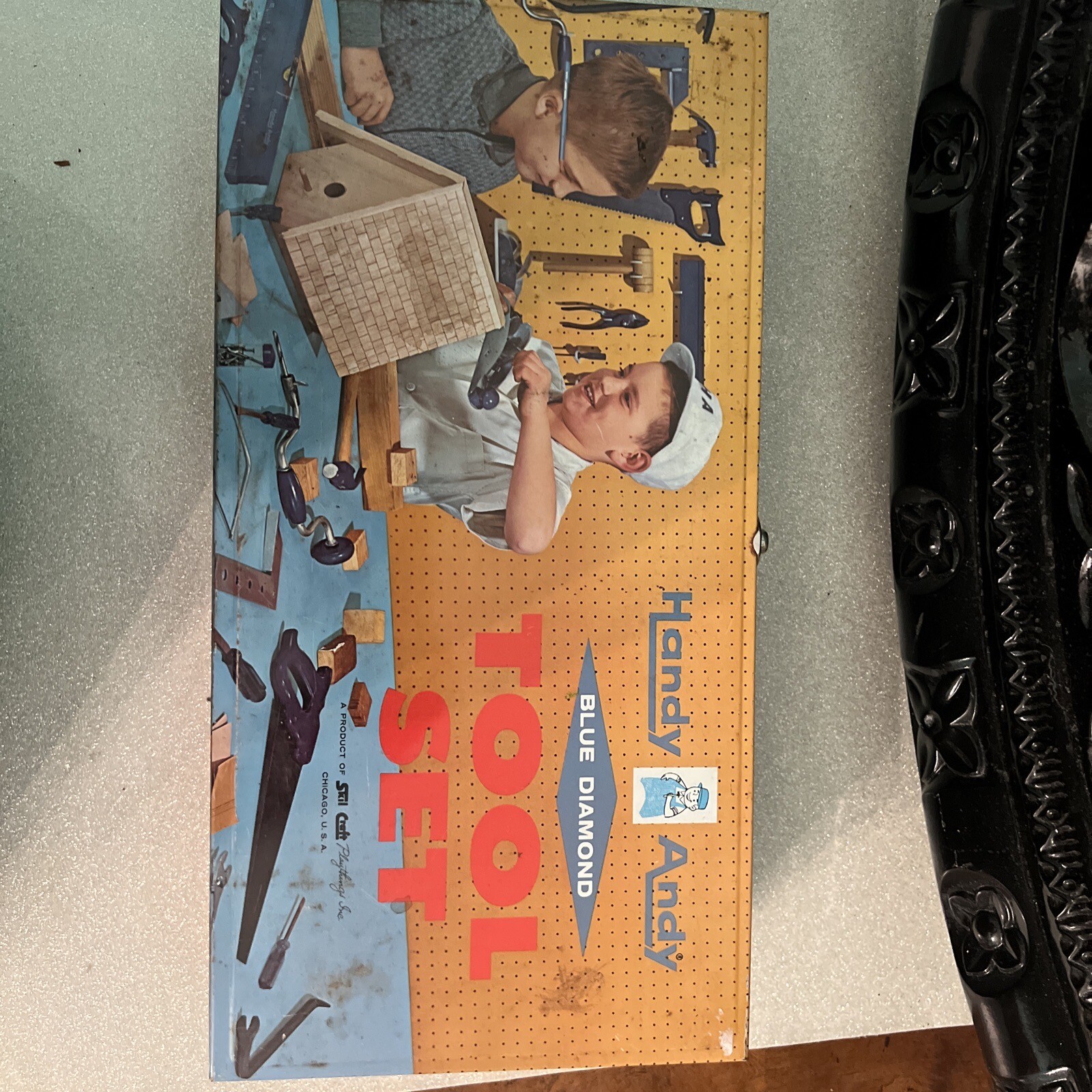 Vintage Antique Handy Andy Tool Set - rustic decor man cave | eBay