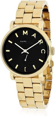 Marc Jacobs MBM3355 36mm Gold Steel Bracelet & Case Mineral Women's ...