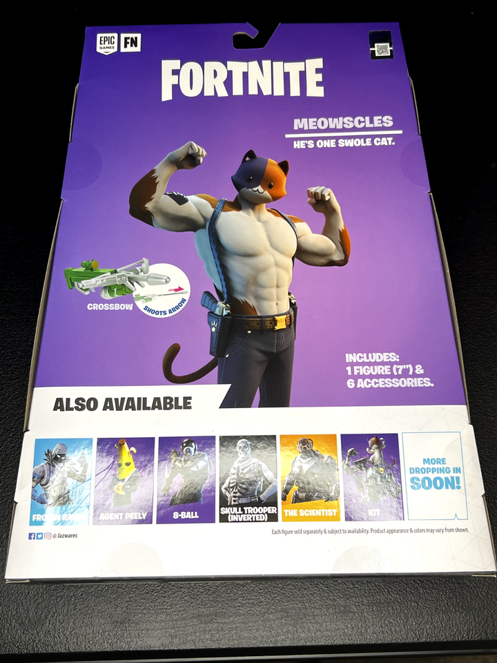 Fortnite Meowscles Action Figure New Sealed Ebay 9094