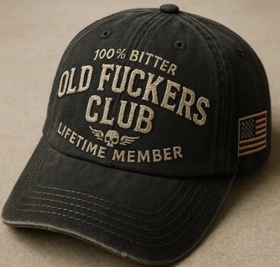 Old F*ckers Club-Baseball Cap,Funny Baseball Cap for Men,Lifetime ...