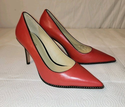 COACH Red TAMERA Nappa Beaded Pump Heels Women's Size 7 | eBay