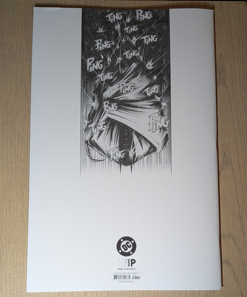 ABSOLUTE BATMAN #1 WIP WORK IN PROGRESS + GIANT SIZE HUSH 2 #158-162 ...
